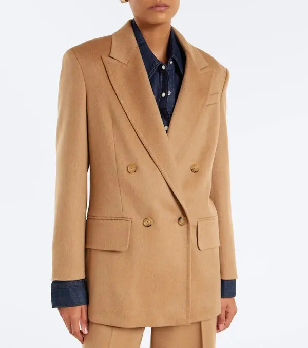 Max Mara Olimpia Camel Hair Blazer