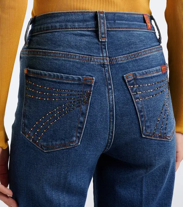 7 For All Mankind Jo High-rise Flared Jeans