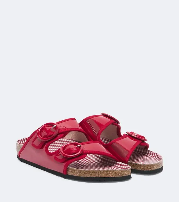 BIRKENSTOCK X Repetto Arizona Patent Leather Sandals - Red