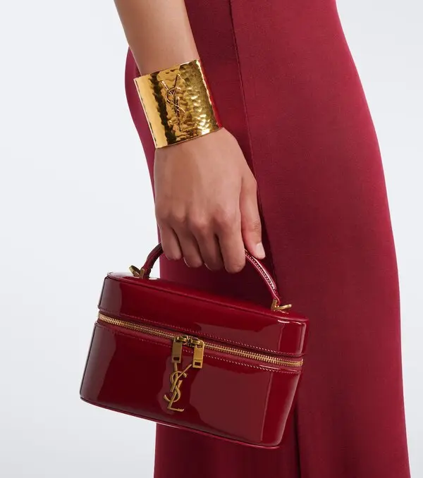 Saint Laurent Gaby Patent Leather Vanity Bag