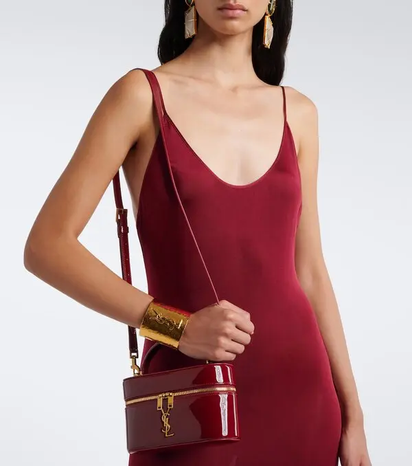 Saint Laurent Gaby Patent Leather Vanity Bag