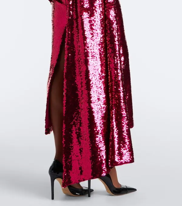 Alex Perry Sequined Bustier Dress