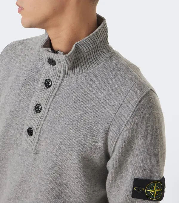 Stone Island Compass Badge Wool-blend Sweater