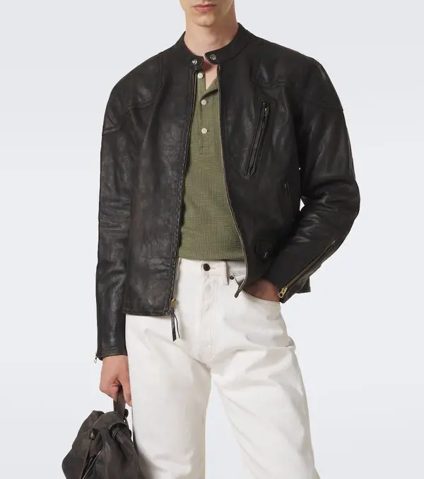 Ralph Lauren Watts Leather Jacket