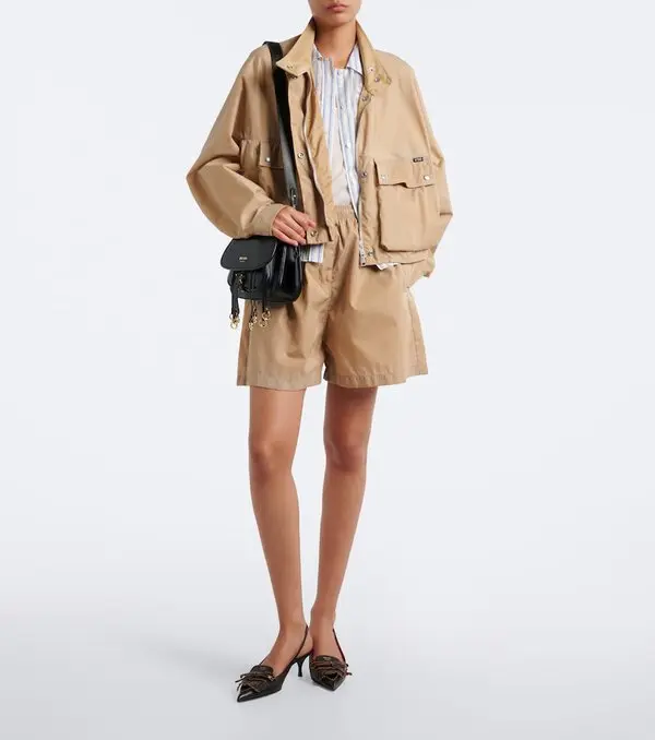 Prada Corsaire Mini Fringed Leather Shoulder Bag