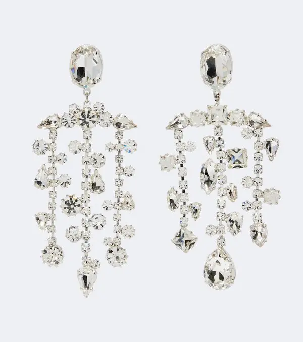 Magda Butrym Crystal-embellished Drop Earrings - Silver