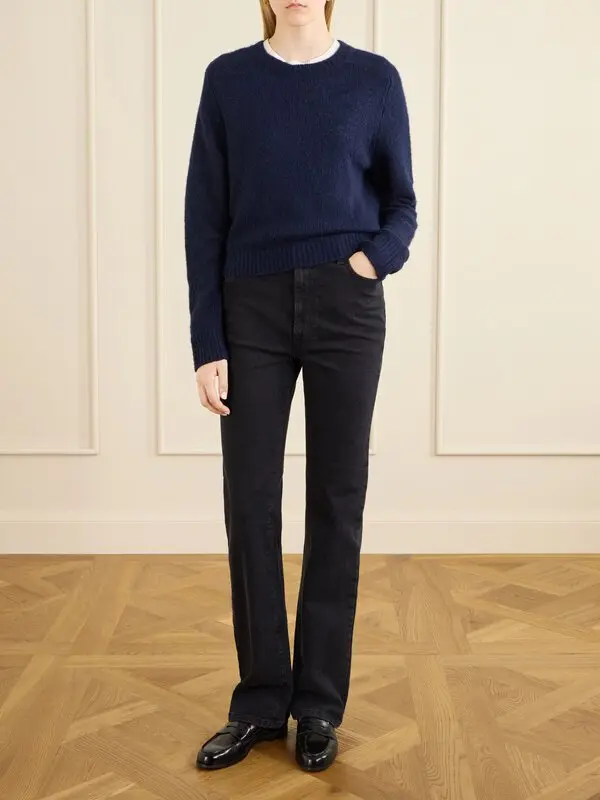 RÓHE High-rise Straight-leg Jeans In Stretch Denim