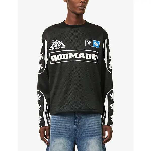 GODMADE Ralley Long-sleeve Cotton Top
