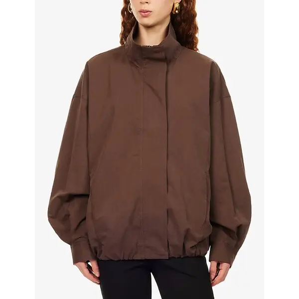 Dissh Rory High-neck Cotton And Linen-blend Track Jacket