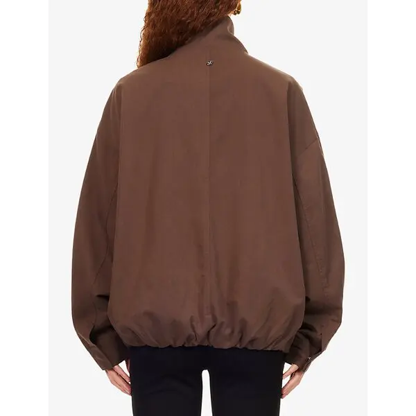 Dissh Rory High-neck Cotton And Linen-blend Track Jacket