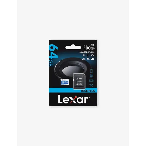 LEXAR Blue Plus Microsdxc Memory Card With Sd Adaptor 64gb