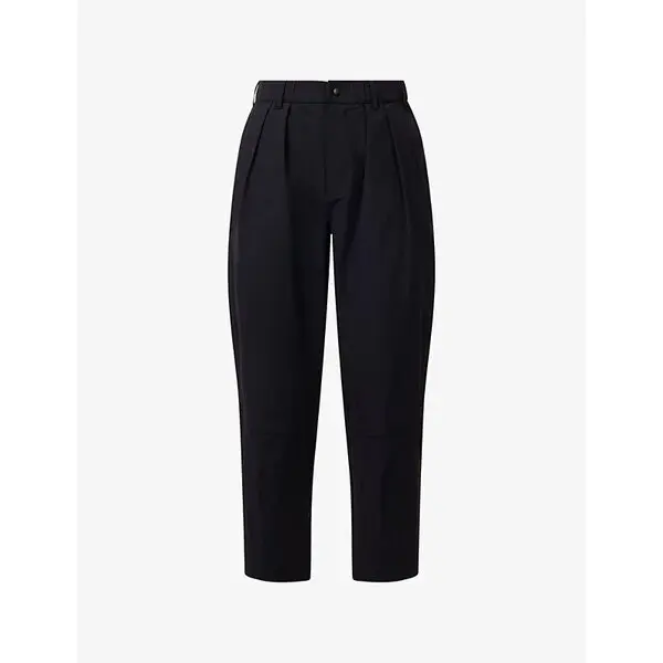 MANORS Greenskeepers Tapered-leg Stretch-woven Trousers - Black