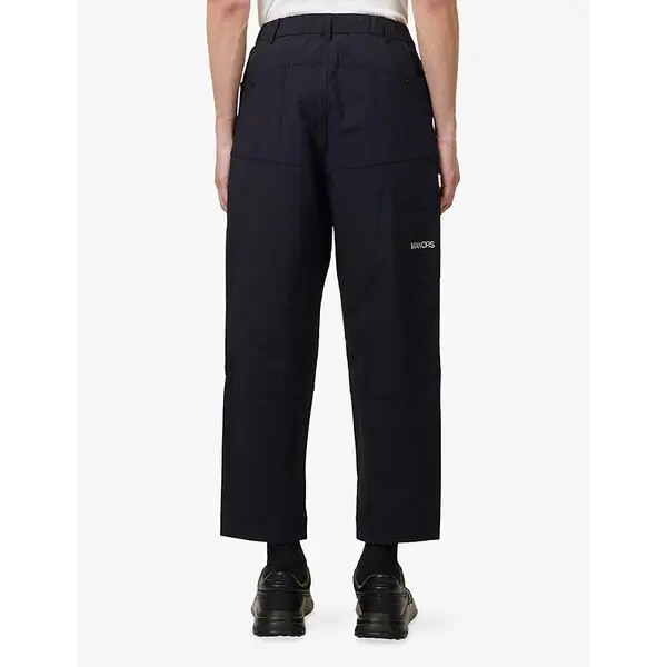 MANORS Greenskeepers Tapered-leg Stretch-woven Trousers - Black