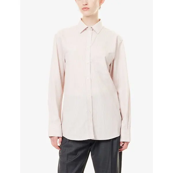 ROHE FRAMES Classic Pinstripe Woven Shirt