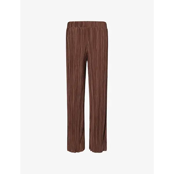 4TH & RECKLESS Olivia Plisse Woven Trousers