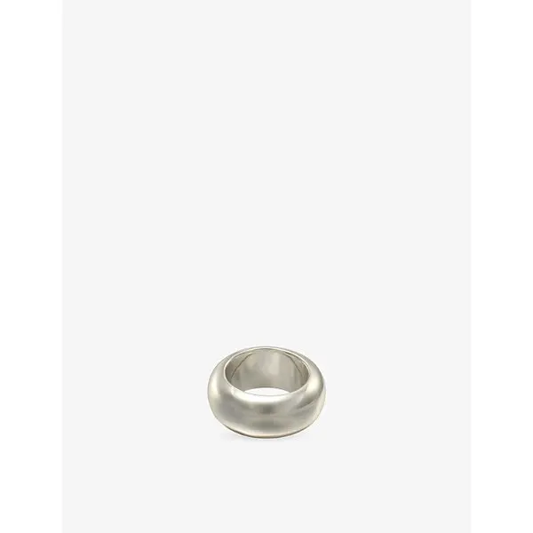 ANNIKA INEZ Sterling Silver Elongated Ellipse Ring