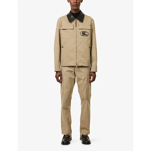 Burberry Westley Logo-embossed Cotton Jacket