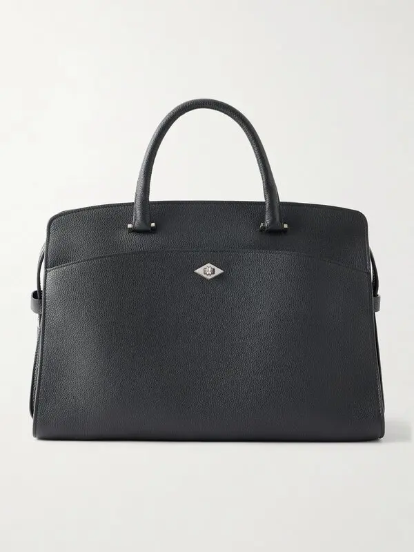 METIER Private Eye Textured-leather Shoulder Bag - Black