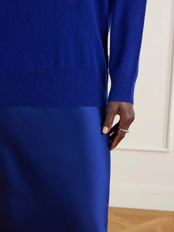 Christopher Esber Monument Cashmere And Silk-satin Maxi Dress