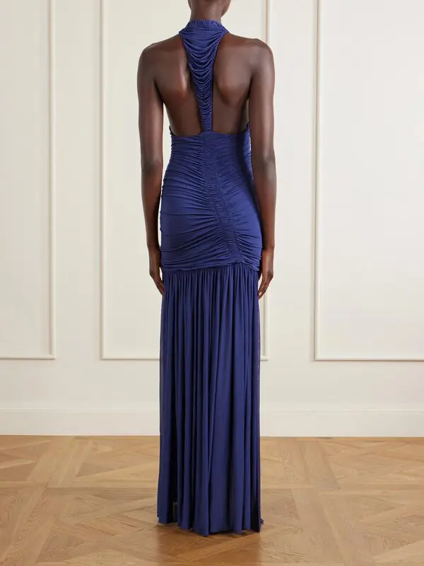 Christopher Esber Orion Gathered Jersey Gown