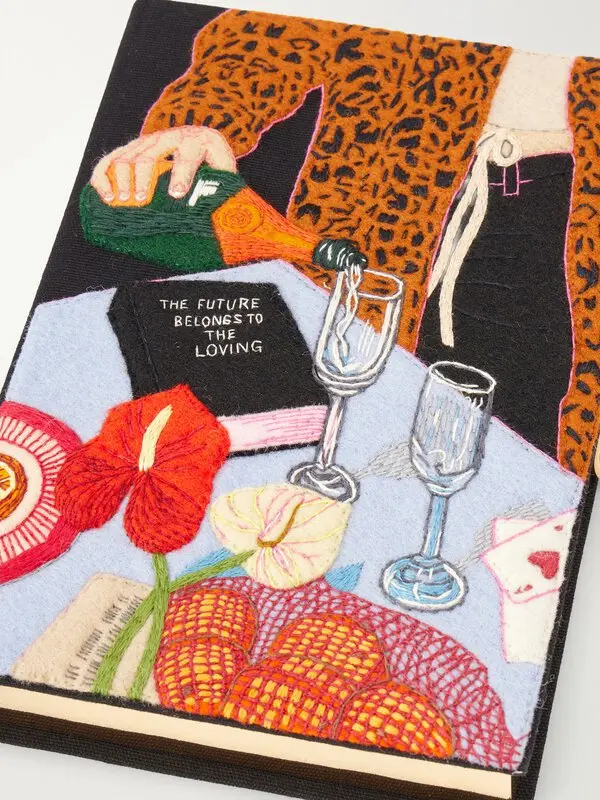 OLYMPIA LE-TAN The Loving Embroidered Book Clutch - Multi