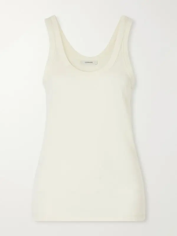 LEMAIRE Cotton-jersey Tank - Neutrals