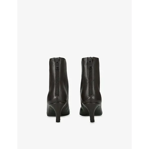 TOTEME Soft Leather Heeled Ankle Boots