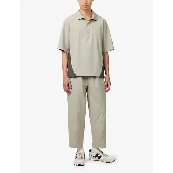 MANORS Greenskeepers Tapered-leg Stretch-woven Trousers - Dune