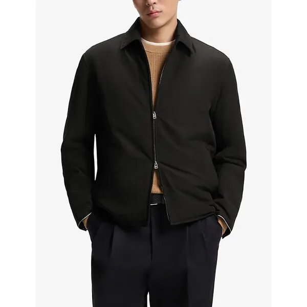BOSS Side-pocket Zip-through Woven Jacket