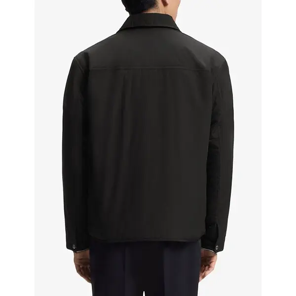 BOSS Side-pocket Zip-through Woven Jacket