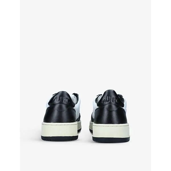 AUTRY Medalist Two-tone Leather Low-top Trainers