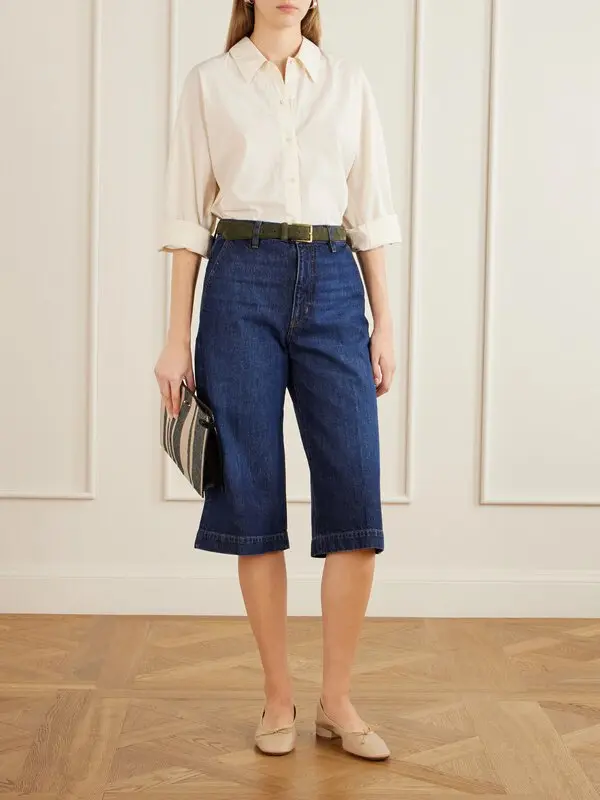 FRAME The Culotte Knee-length Shorts