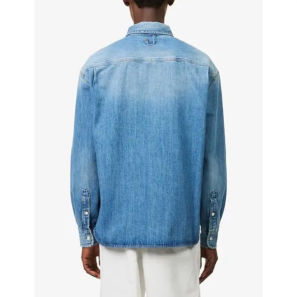 Jacquemus La Chemise De-nîmes Simon Denim Shirt - Blue/tabac