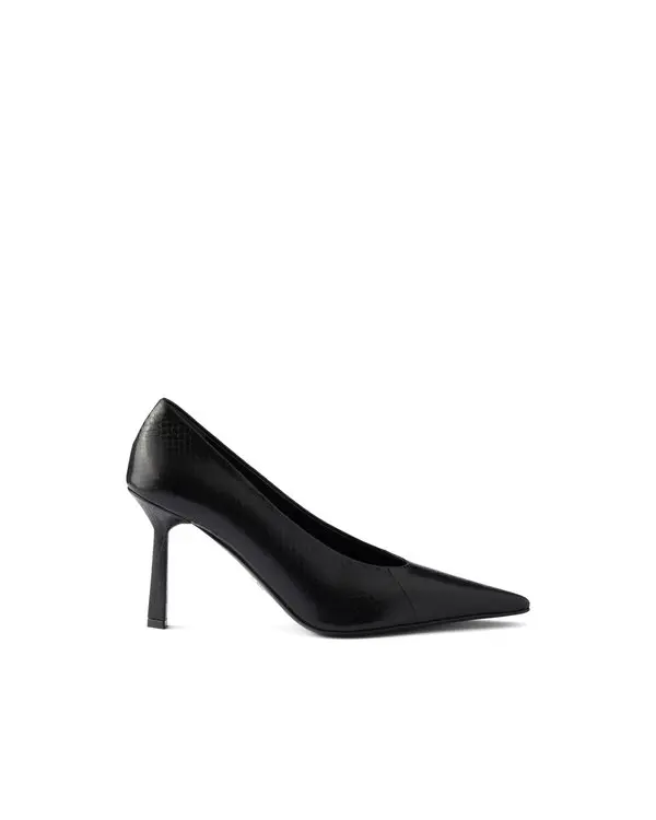 Prada Ayers Leather Pointy Toe Pumps