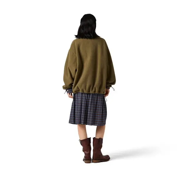 Miu Miu Fleece Zipper Jacket