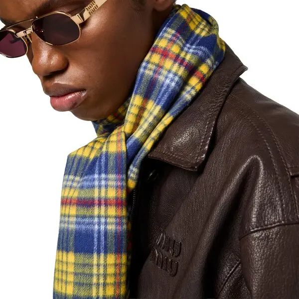Miu Miu Leather Blouson Jacket