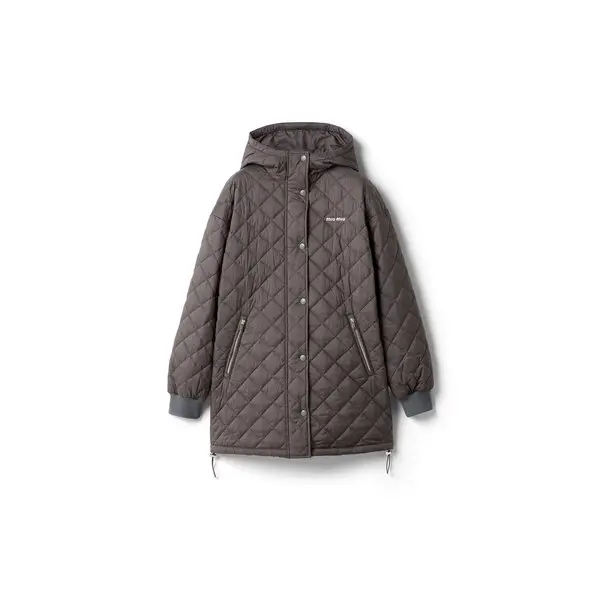 Miu Miu Technical Pongé Down Jacket