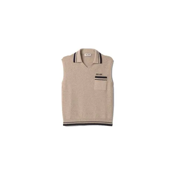 Miu Miu Cashmere Vest - Hemp