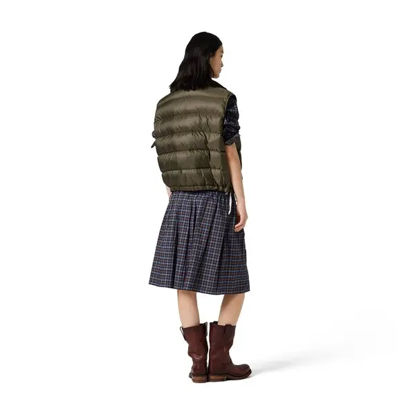 Miu Miu Padded Light Pongé Vest