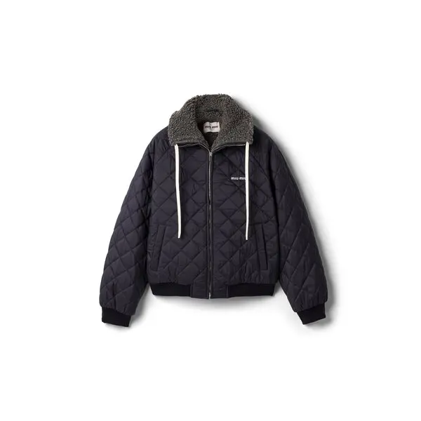 Miu Miu Technical Pongé Down Jacket