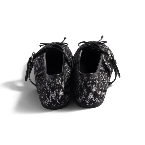 Miu Miu Wool And Silk Ballerinas