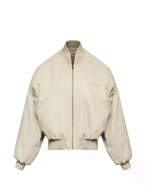 MAISON MARGIELA Cotton Twill Jacket - Neutrals