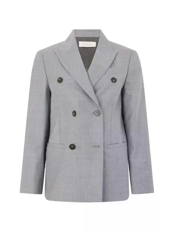 SLOWEAR Double-breasted Peaked-lapel Jacket