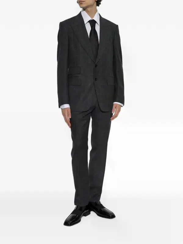 TOM FORD Check-pattern Wool Suit