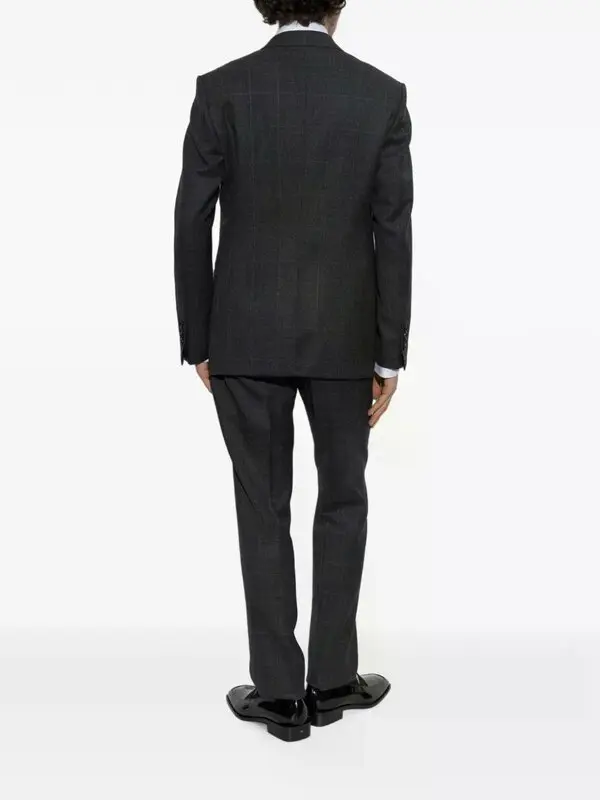 TOM FORD Check-pattern Wool Suit