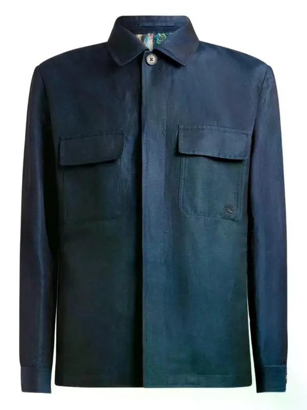Etro Cashmere And Wool Cloth Overshirt