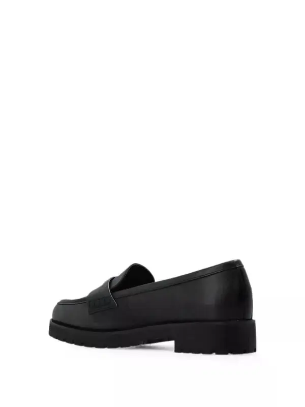 Michael Kors Logo-plaque Leather Ballet Flats