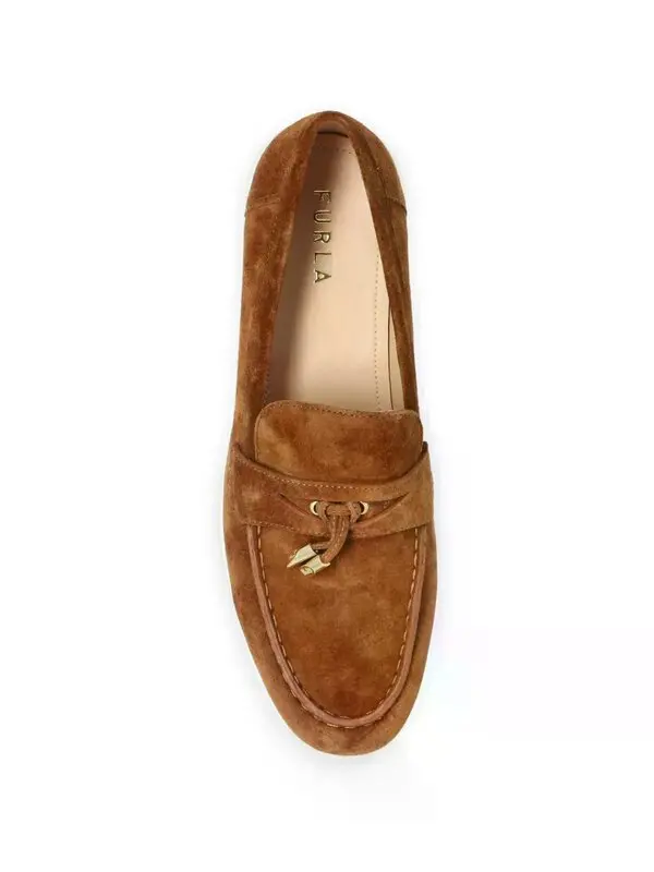Furla Goccia Suede Loafers