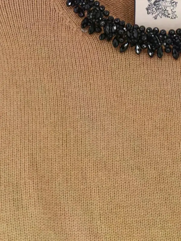 SEMICOUTURE Denny Bead-embellished Sweater