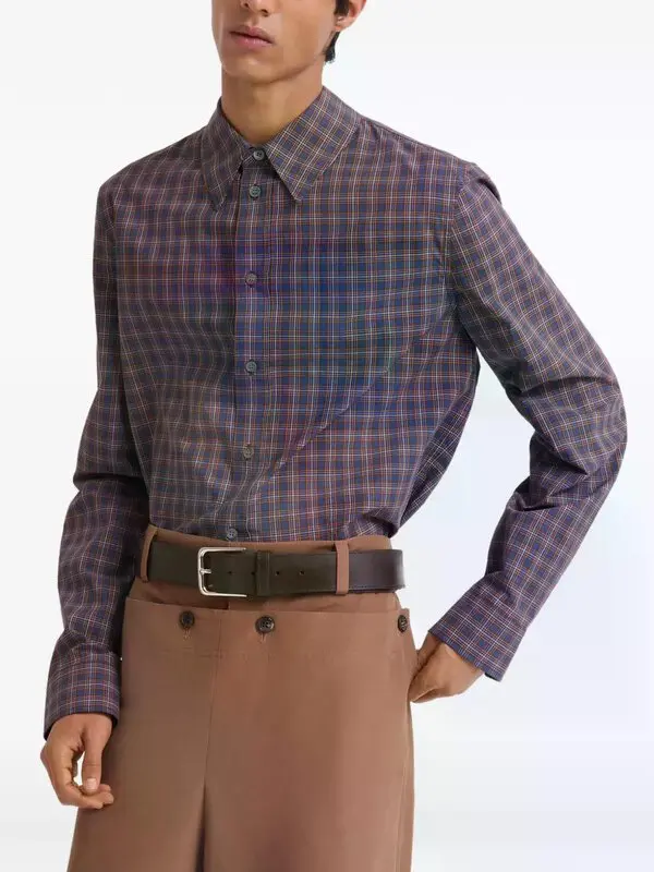 Marni Checked Cotton Shirt